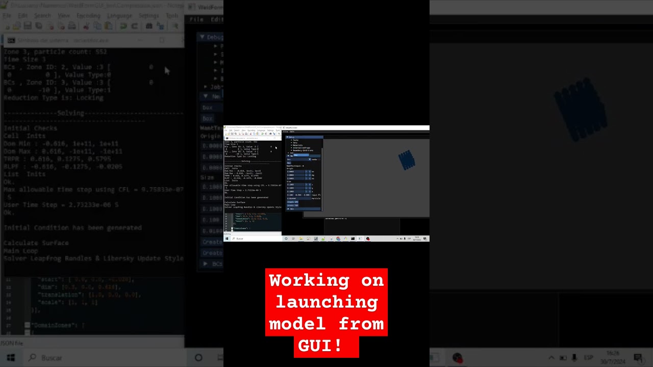 WeldForm GUI #forming #opensource #sph
