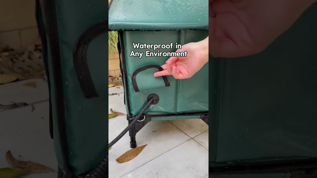 Our Heated Cat House gives stray cats a safe, warm refuge in any weather. 🏠✨#clawsable