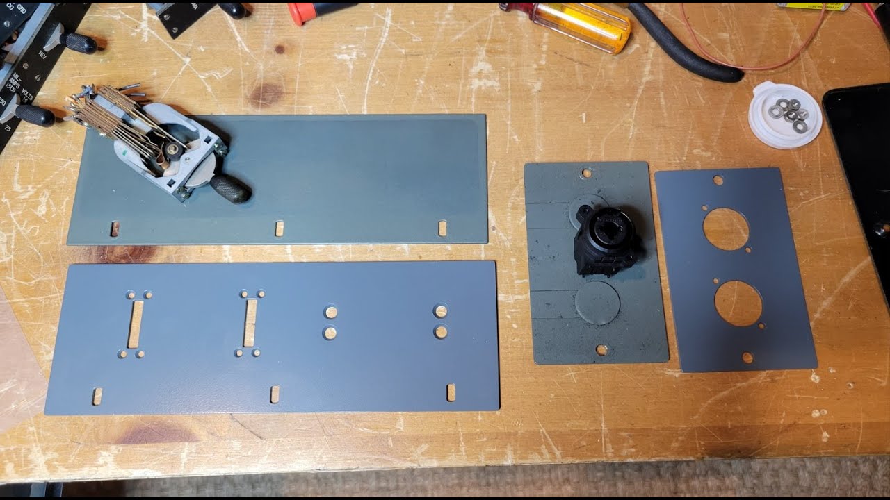 Part 1 - Teletype M28 Reperf and Transmitter Control Panel.