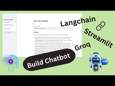 Build AI chatbot | Langchain | Streamlit | Groq