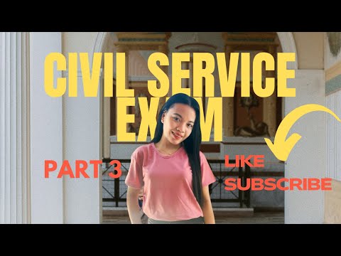 PART 3 DRILLS IN CIVIL SERVICE EXAM 2025