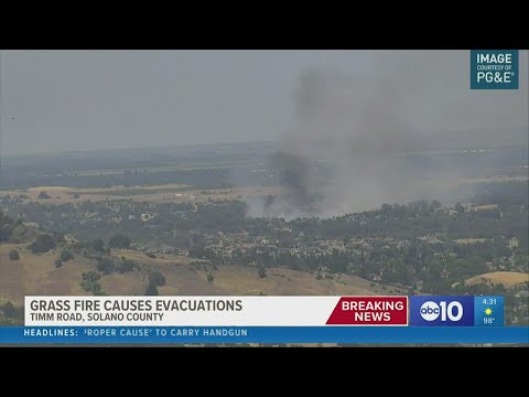 Cal Fire | Vacaville 'Timm Fire' causes citywide evacuations, power outages