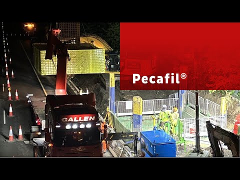 Faster construction of foundations for stationary traffic signs with Pecafil®