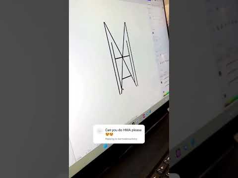 Design a logo with us ✨️ Using the letters H + M + A