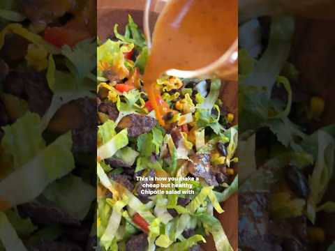 Budget friendly ๐ซ๐ถ๏ธ๐ซ CHEAP CHIPOTLE SALAD