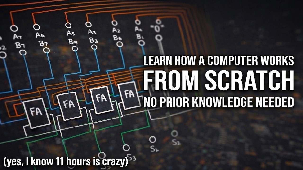 How do computers work? (from scratch, no prior knowledge needed)