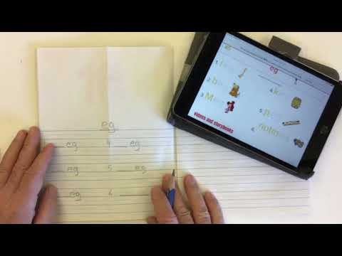 Spelling word family ending eg