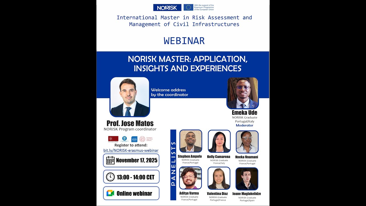 NORISK Erasmus Mundus Information Session - Monday 17/11/2025