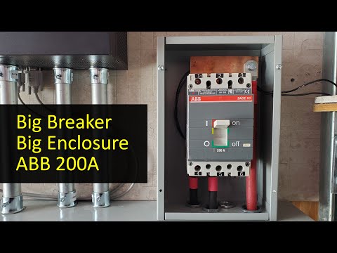 Building an Enclosure for the ABB 200A Circuit Breaker Battery Disconnect