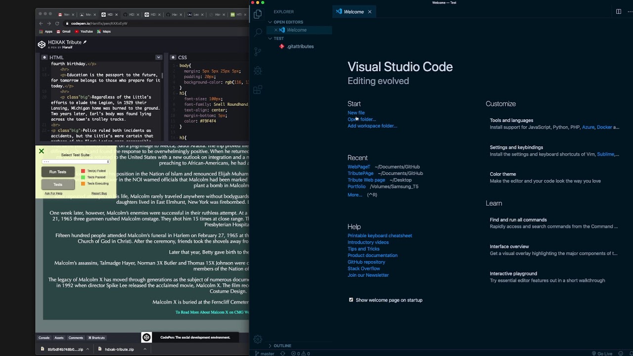Moving your Website from Codepen to 
