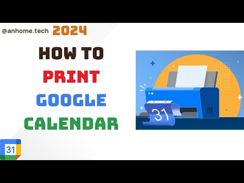 How to Print Google Calendar | Print Your Google Calendar - Easy Guide