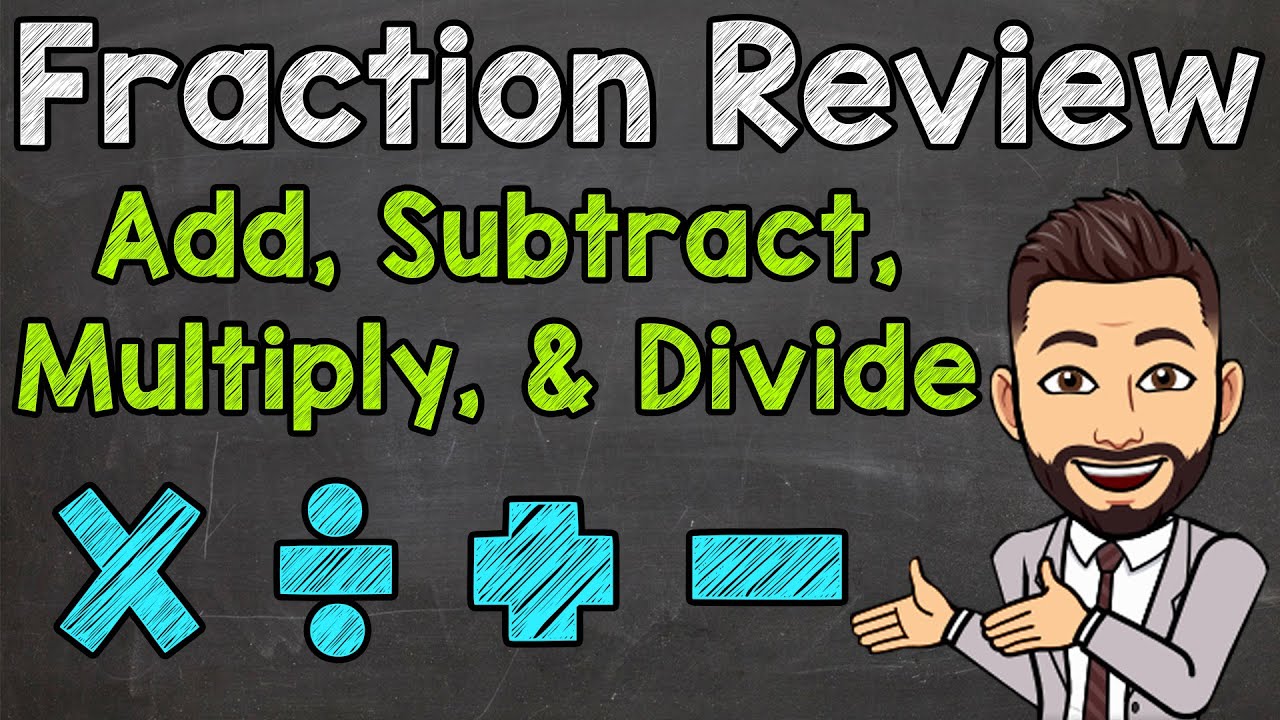 Fraction Review | How to Add, Subtract, Multiply, and Divide Fractions