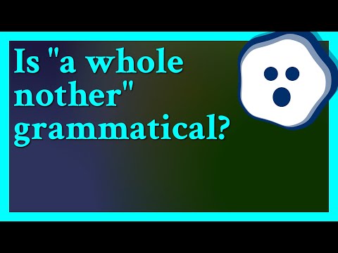 Nother used here is just a folksy synonym for another, paired with a folksy saying; it's not nece...