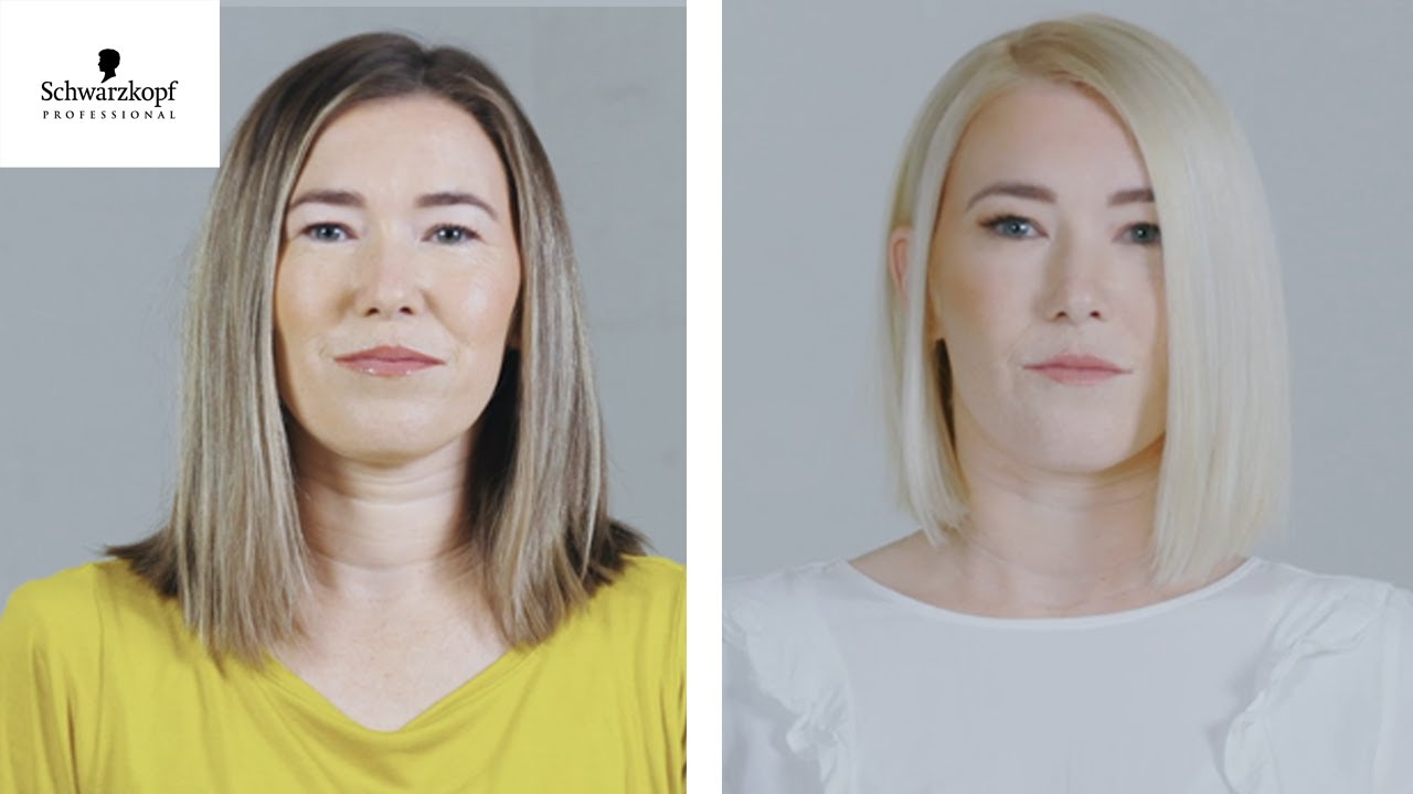 BLONDME: PLATIMUN BLONDE HAIR DYE AND BOB TUTORIAL | Generational Blonde Tutorial | Schwarzkopf USA