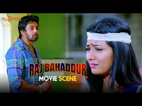 Raj Bahaddur Movie Scene | Chethan Kumar | Dhruva Sarja | Khader Hassan