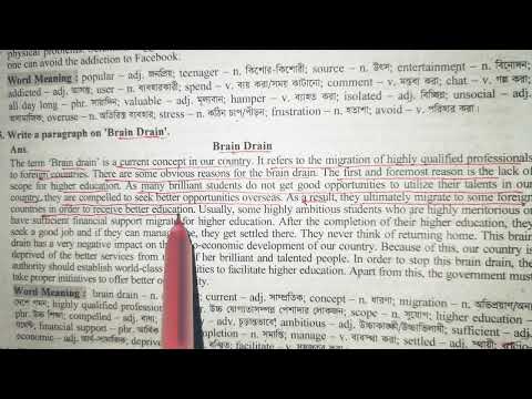 Brain drain English paragraph