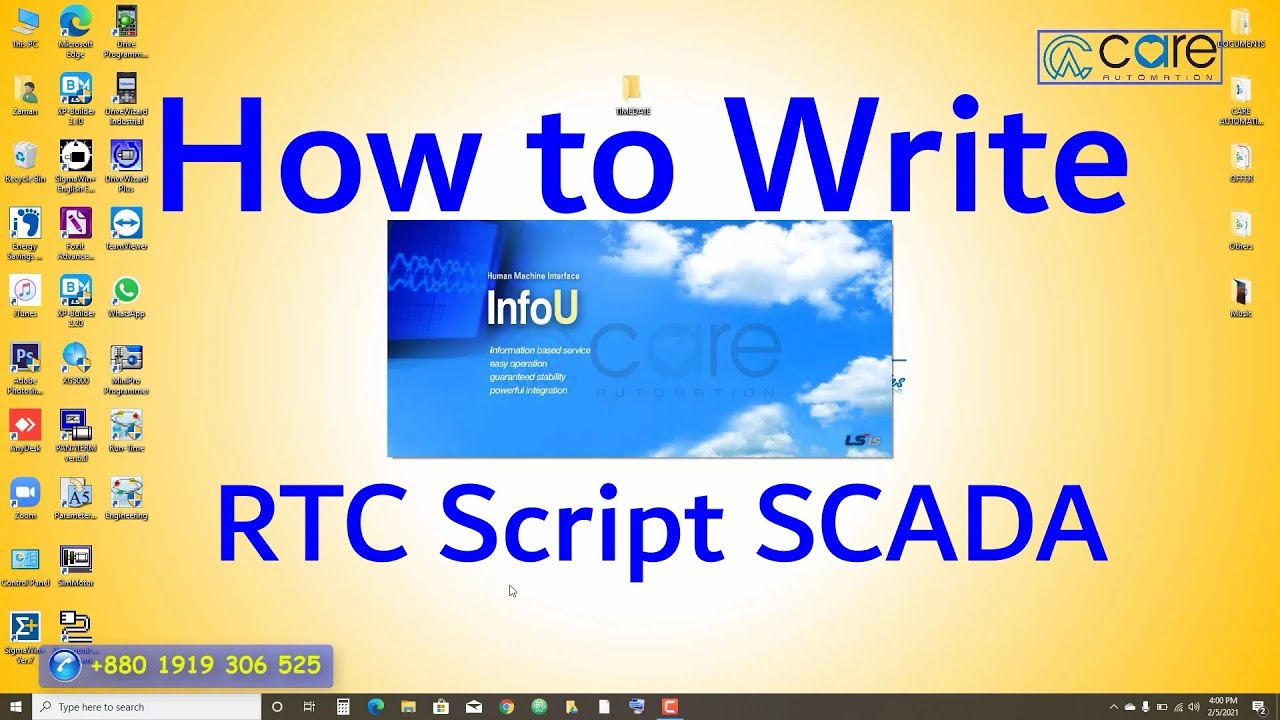 SCADA | How to Write RTC Script | XGT InfoU