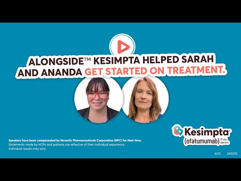 How Alongside™ KESIMPTA helped get me started on my treatment journey