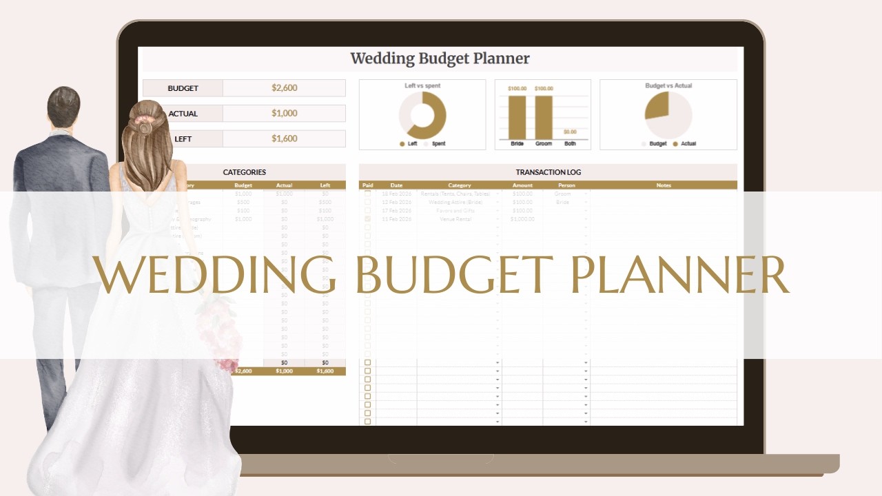 Wedding Budget Planner Tutorial (Google Sheets Step-by-Step)