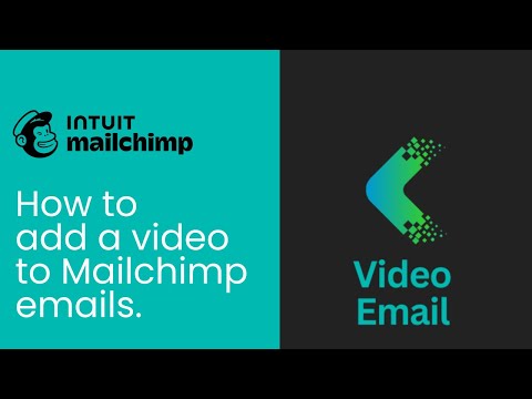 How to embed video in a Mailchimp email, a step-by-step guide.