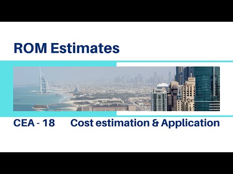 How to develop "ROM Cost Estimates" Rough Order of Magnitude? (Lesson 18)