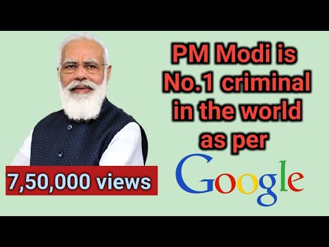 world no.1 criminal is nararendra modi accordind to GOOGLE- Arvind kejrival also in that list