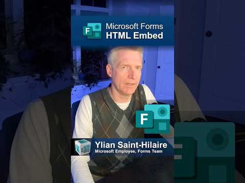 Microsoft Forms Shorts - HTML Embedding