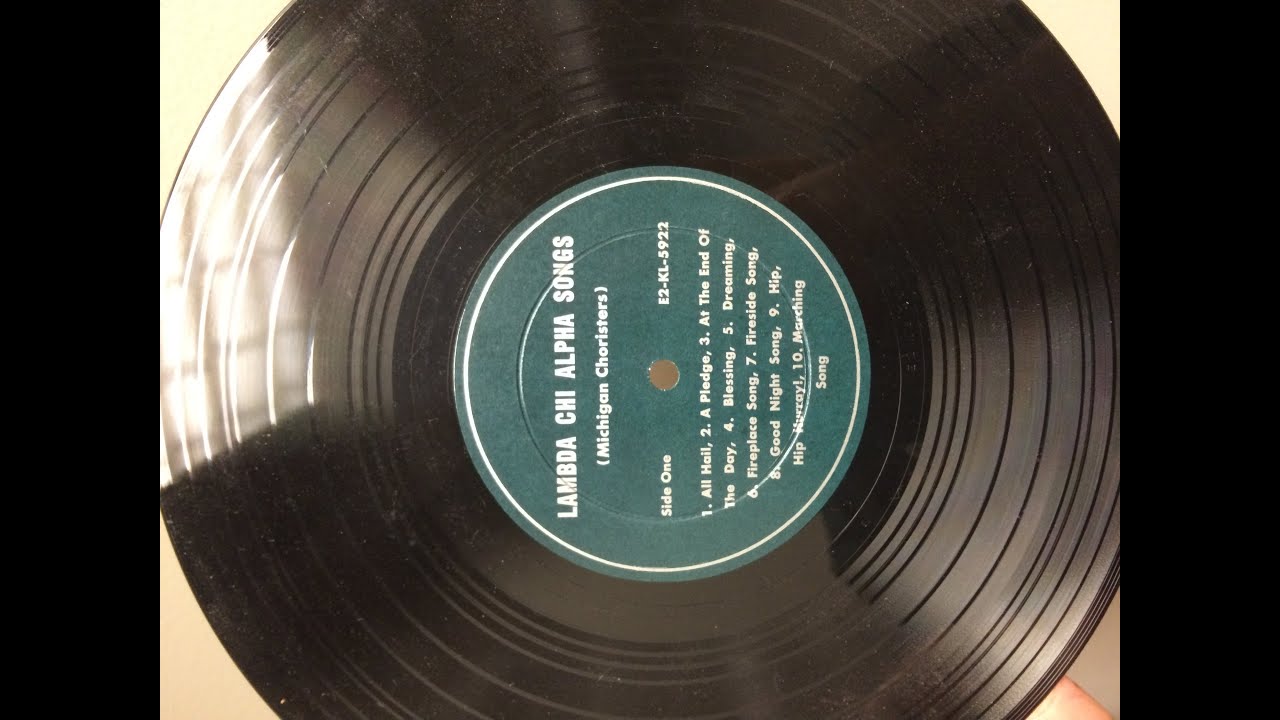 Lambda Chi Alpha Songs by the Michican Choristers side two