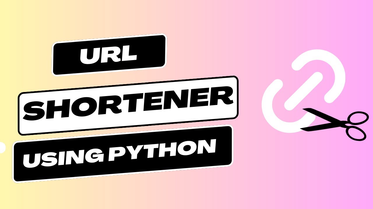 URL Shortener using Python || Python project || Mini Project