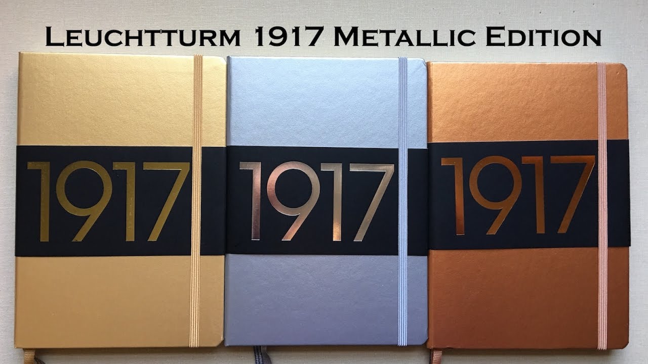 Leuchtturm 1917- Metallic Editions |Gold, Silver, Copper|