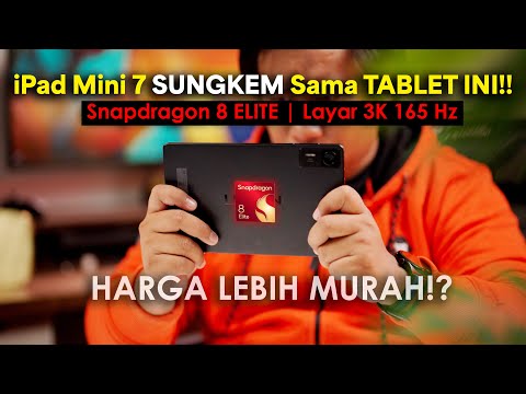 iPad Mini 7 Kalah TELAK‼️ini TABLET Android Mini Ter-KENCANG🌍 Snapdragon 8 Elite🔥Legion Y700 Gen 4