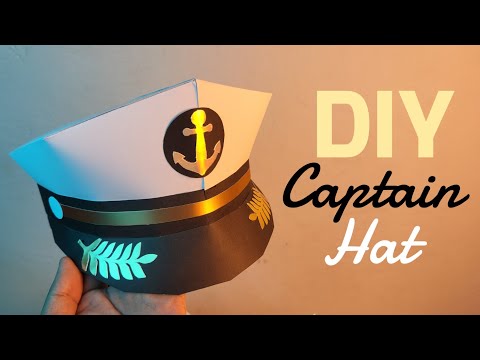 How to make a Paper Captain Hat (Marine Hat) quick and easy- Momuscraft