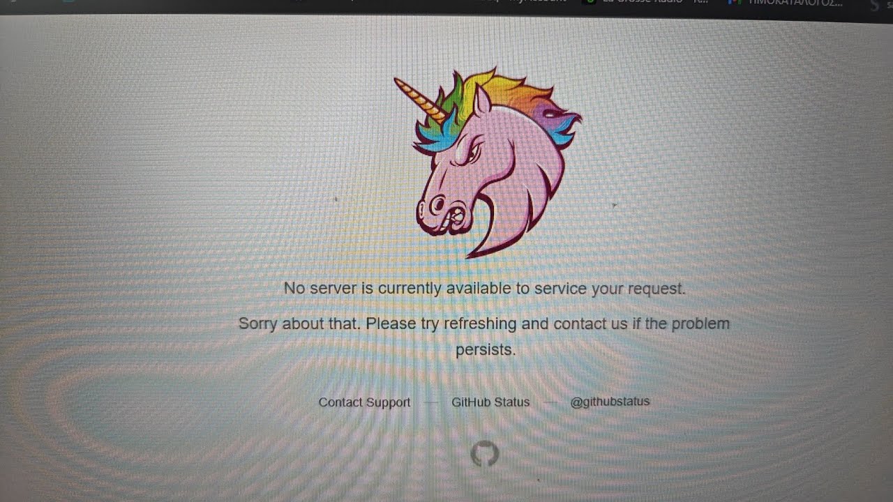 GitHub No Server Is Currently Available Error Fix  | GitHub web server Down Update  | web Issues?