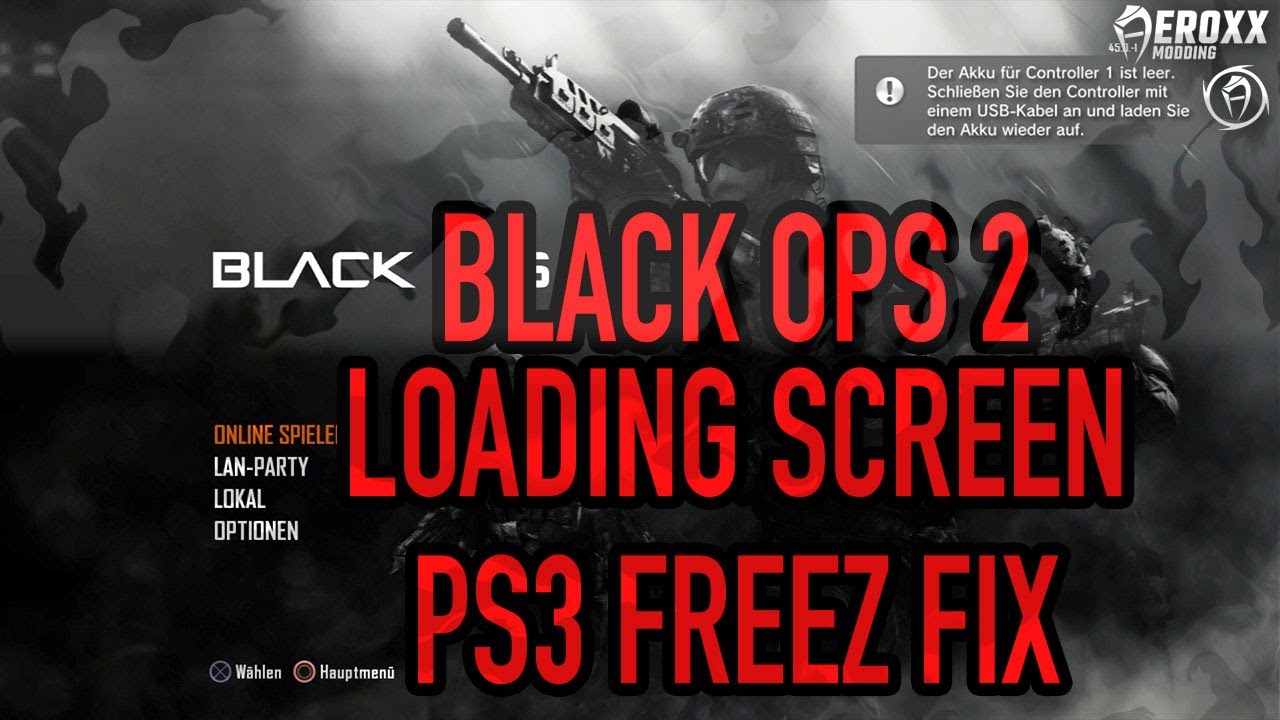 PS3 BLACK OPS 2 (BO2) Start Up LOADING SCREEN FREEZE FIX TUTORIAL 2022/2023