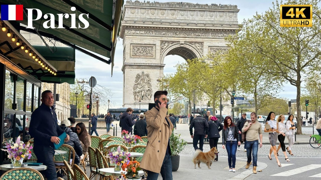 5 April 2026 PARIS 🇫🇷 FRANCE  STREET WALK TOUR VISITING PARIS BEST DESTINATON CITY TOUR 