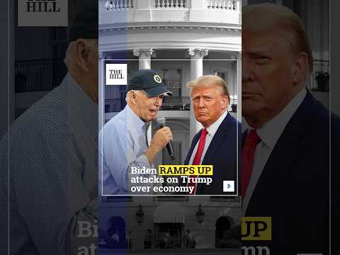 Biden RAMPS UP Attacks On Trump Over ECONOMY; Tries To SALVAGE Bidenomics