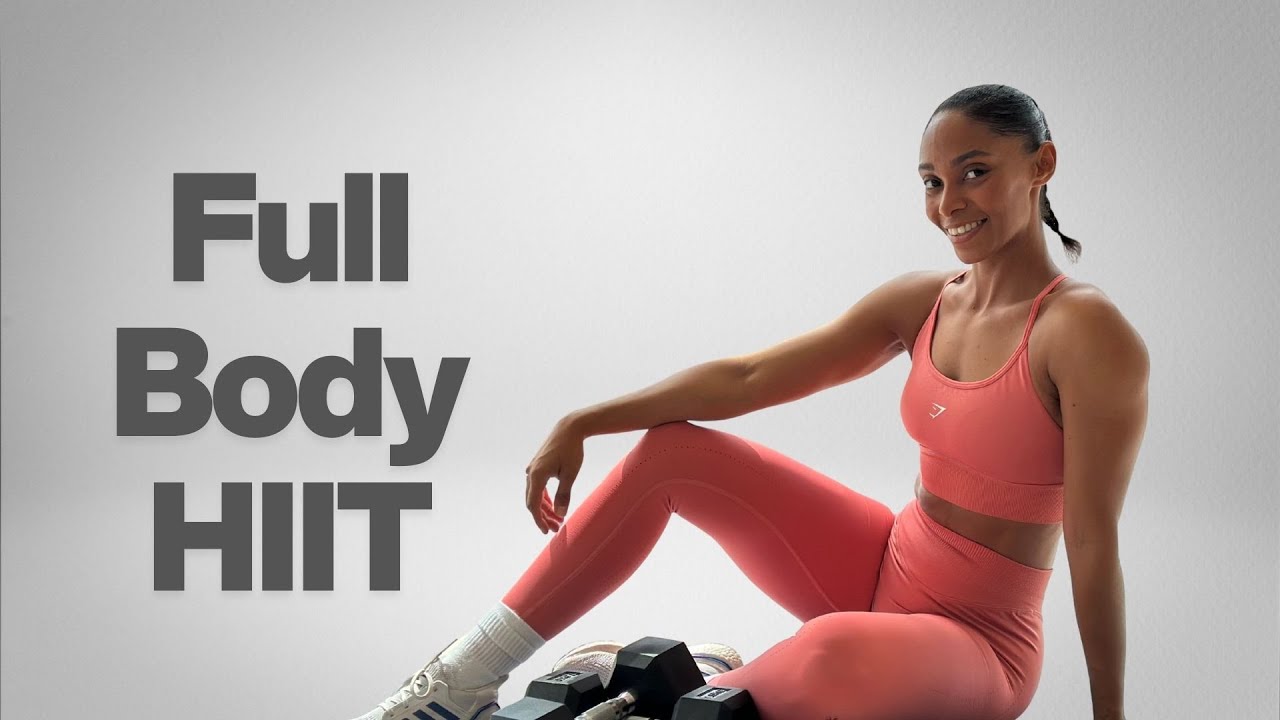 12 Minute Full Body Dumbbell HIIT Workout for Fat Burn, Weight Loss & Strength 🔥
