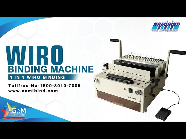 Spiral Binding Machines - Namibind Spiral Binding Machine Manufacturer from New Delhi