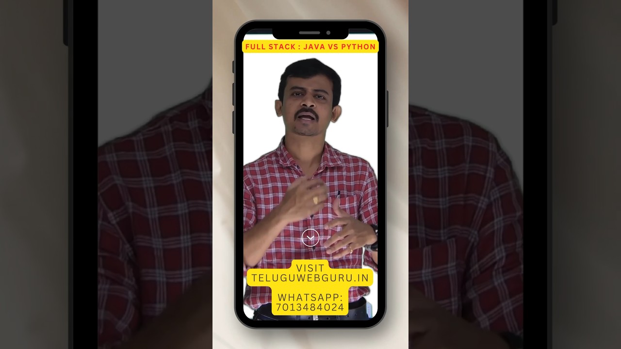 Which is better: Java Full Stack vs Python Full Stack #teluguwebguru #javafullstackintelugu