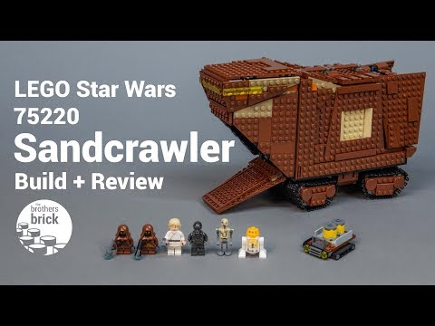 LEGO Star Wars 75220 Sandcrawler BUILD + REVIEW