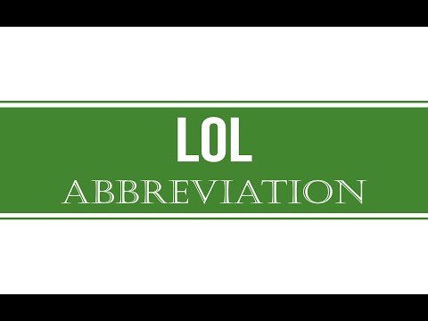 LOL Abbreviation in Urdu | English Abbreviation Words | Texting Abbreviations