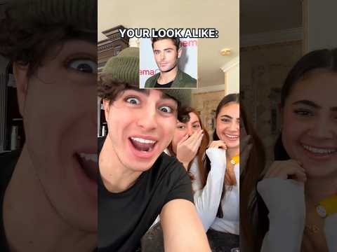 This filter shows us our celebrity look a-likes 😂 
