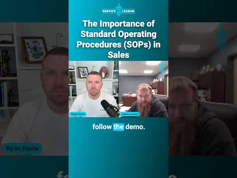 The Importance of Standard Operating Procedures (SOPs) in Sales #shorts