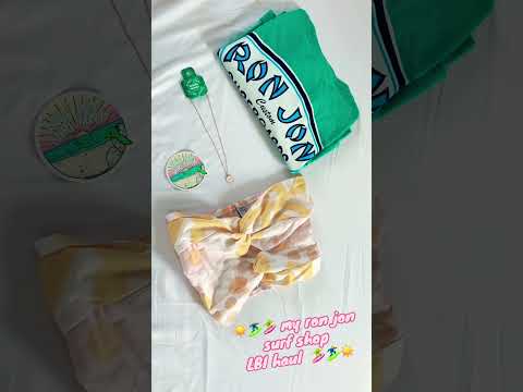 my LBI ron jon surf shop haul ๐โโ๏ธโ๏ธ | #shorts #summer #feedshorts