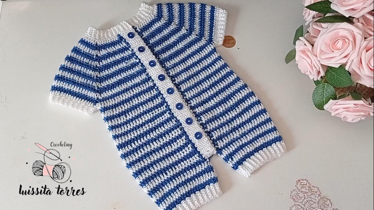 Crochet Baby Romper - Easy and Quick Step-by-Step Crochet Pattern! New Crochet Pattern