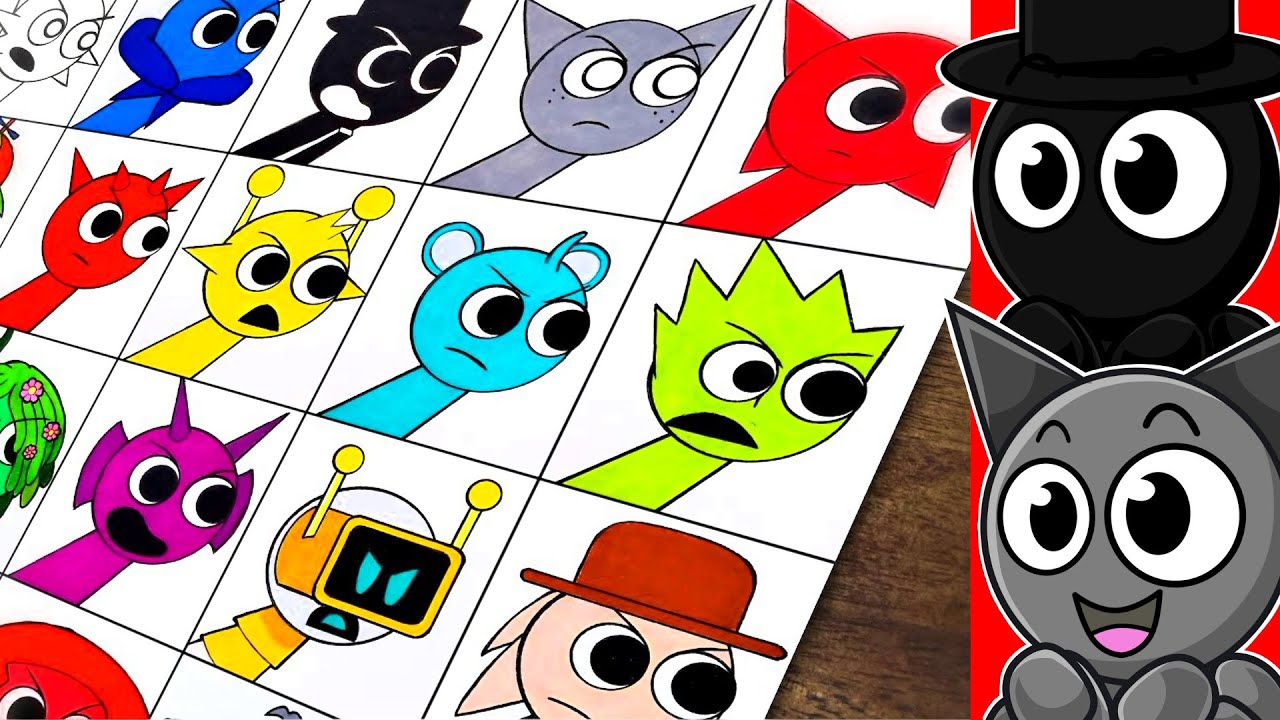 How to Draw ALL Sprunki’s (Tutorial)