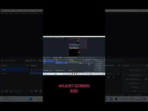How to record youtube shorts with OBS studio