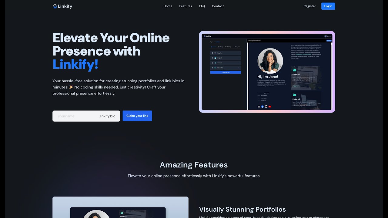 Linkify Bio Walkthrough