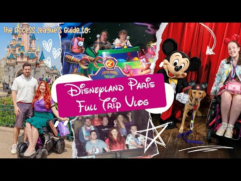 Disneyland Paris Trip Vlog! Disabled Creators Experience Rides, Parades, Food & Fireworks
