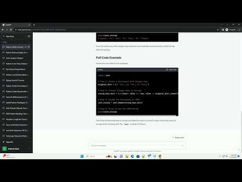Python s json module converts int dictionary keys to strings